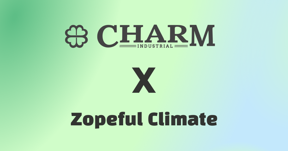 Charm Industrial Bio-oil | Carbon Removal Partners | Zopeful Climate