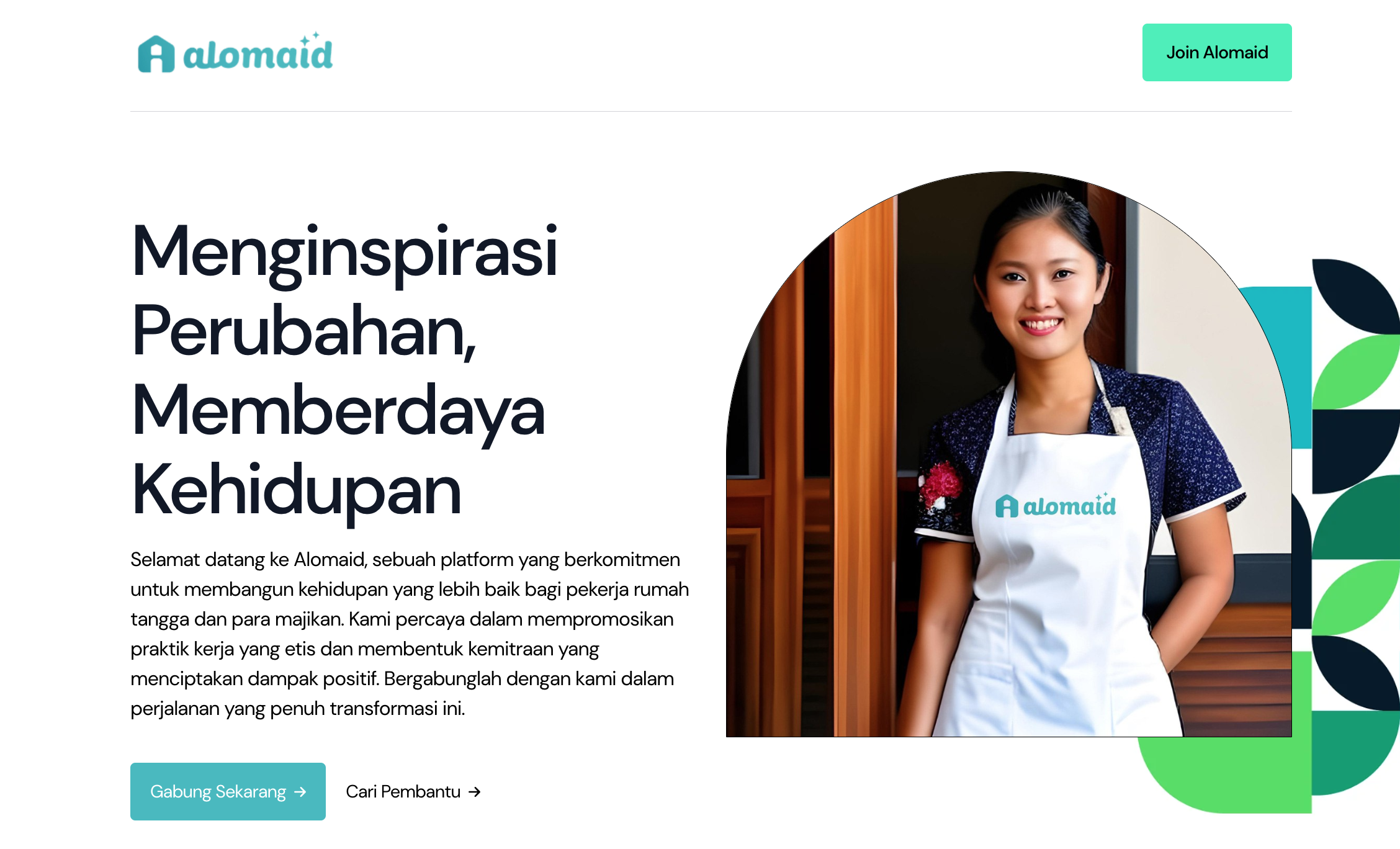 Alomaid - Platform Pekerja Rumah Tangga Etikal dan Terpercaya