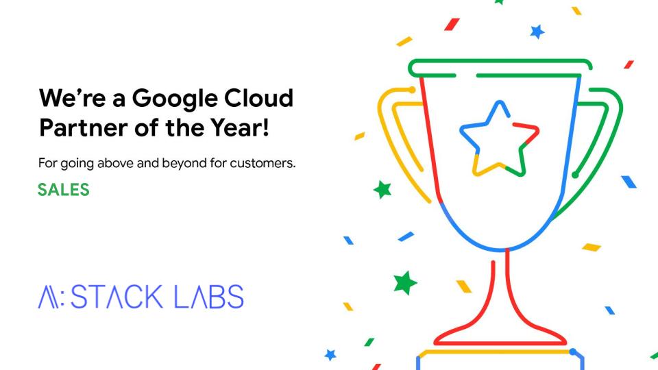 Stack Labs reconnu Google Cloud Partner of the Year