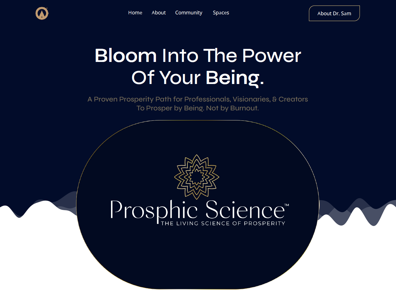 Prosphic Science™ — The Living Science of Prosperity by Dr. Sam K Pillai